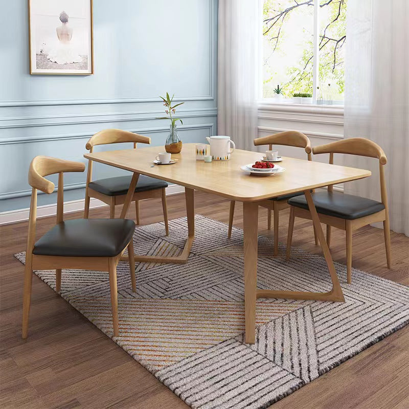 Aiden Signature Solid Wood V Leg Dining Table – Corki Furniture